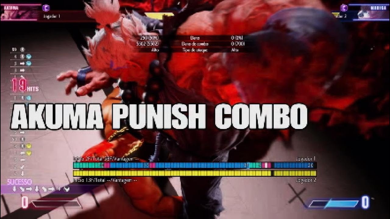 SF6 AMAZING AKUMA CORNER COMBO 20 hits 6952 dmg - YouTube