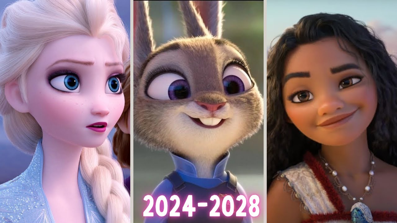 All Upcoming Disney Animated Movies (2024-2027) - YouTube