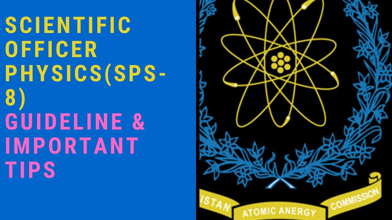 Scientific Officer Physics(SPS-8) Guideline & Preparation tips ...
