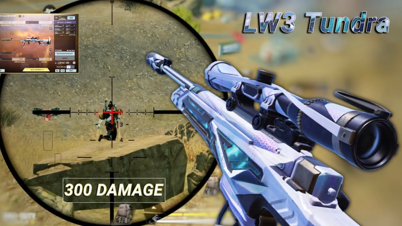 THE 1- SHOT LW3 TUNDRA GUNSMITH INSANE!! | BEST LW3 THUNDRA GUNSMITH CODM BR | CODM BR GAMEPLAY ...