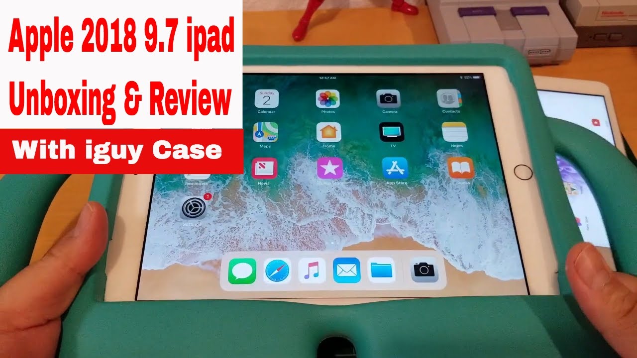 9.7 ipad 6th Gen Unboxing & Review & Comparison with Speck iguy - YouTube