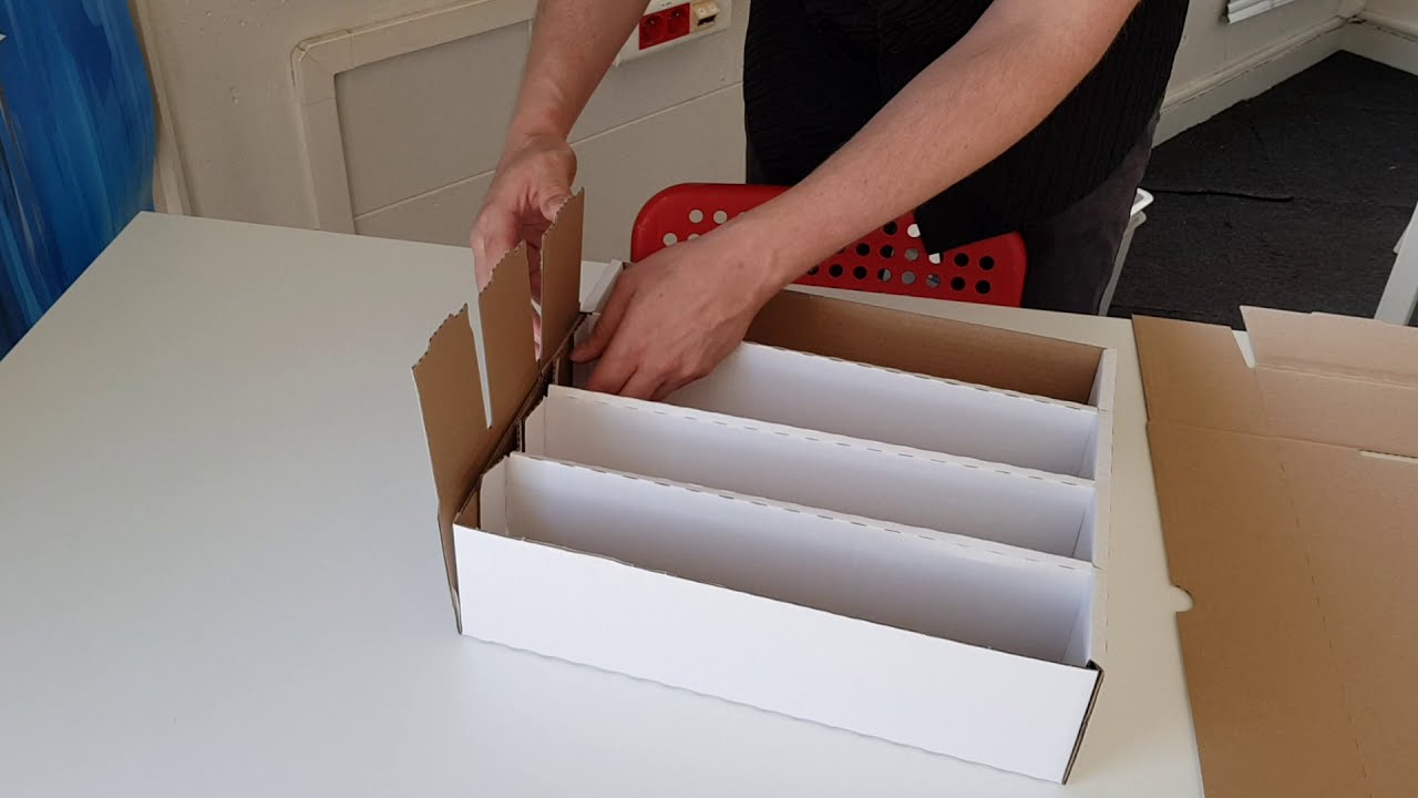 On monte une boite pour ranger 4000 cartes - YouTube