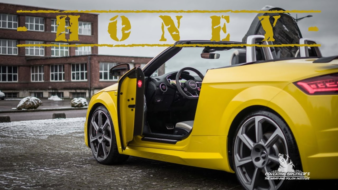 💛 HONEY : Cette AUDI TTRS adopte sa nouvelle couleur à la perfection‼️ ...