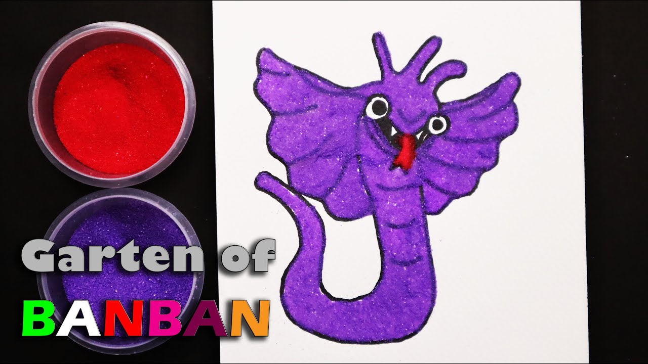 How to sand drawing Silent Steve Garten of Banban Chapter3. #art # ...