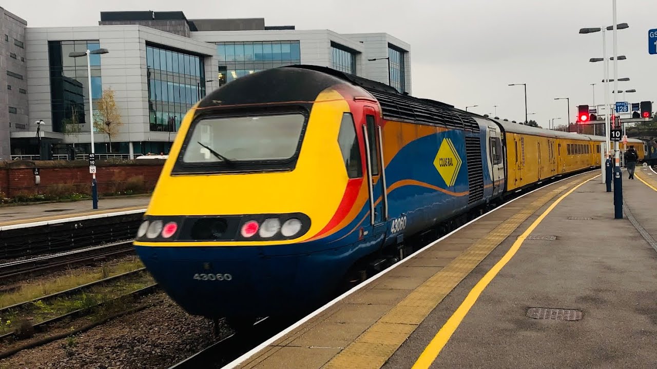 Colas Rail X EMR HST 43050+43060 At Sheffield From Derby R.T.C.(Network ...