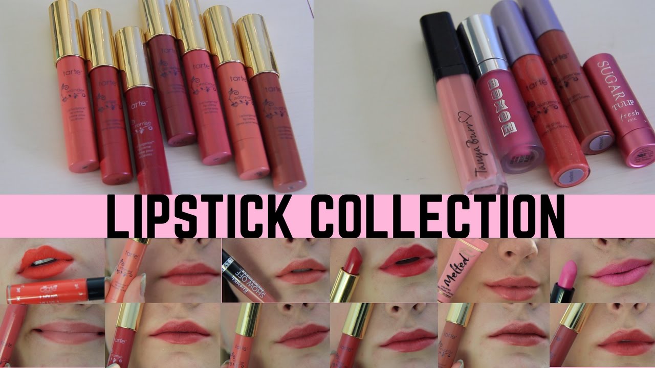 My Lipstick Collection | OCTOBER 2016 | ErinIsSoPosh - YouTube