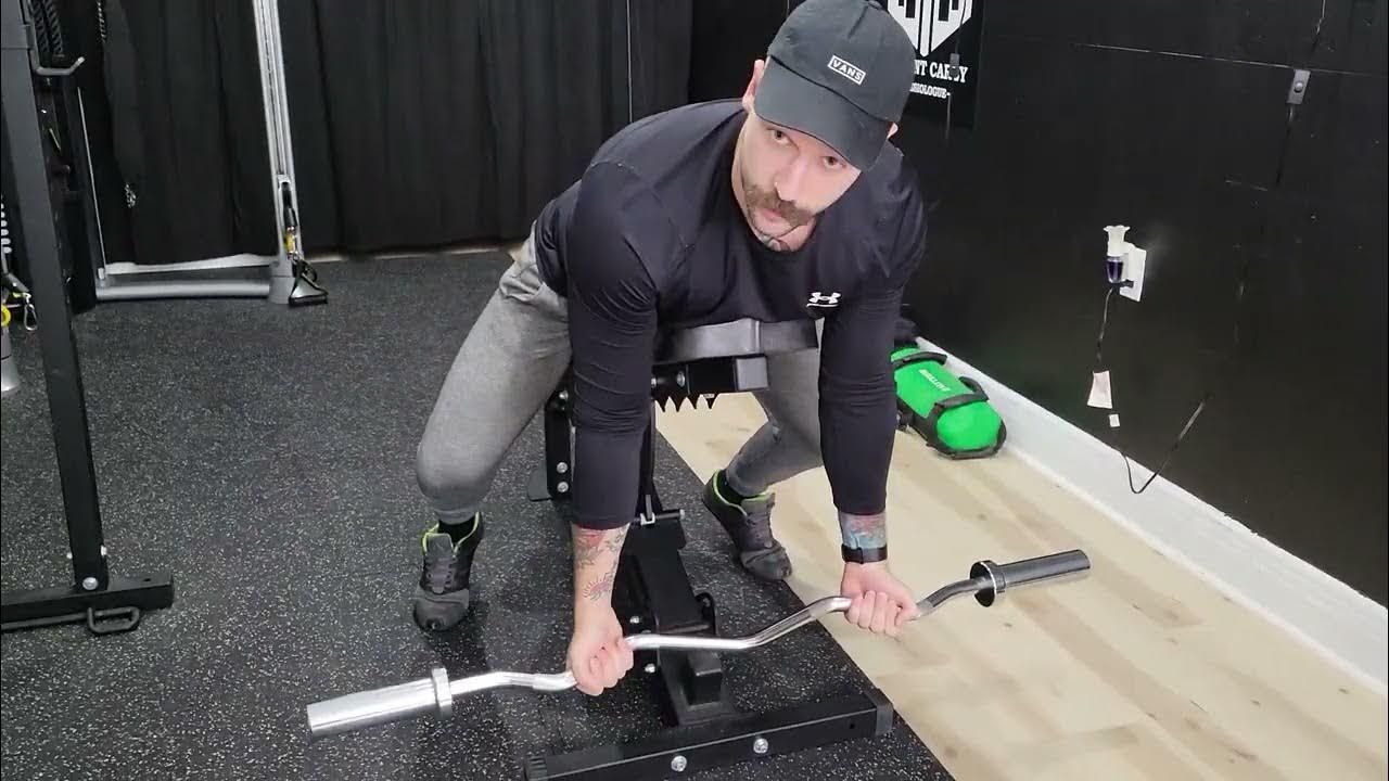 Spider curl Supinated Barbell - YouTube