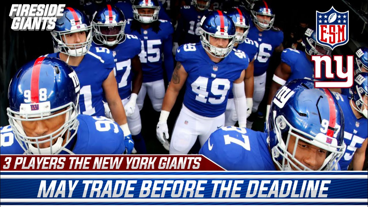 3 Players The New York Giants Should Trade Away At The Deadline | Why ...