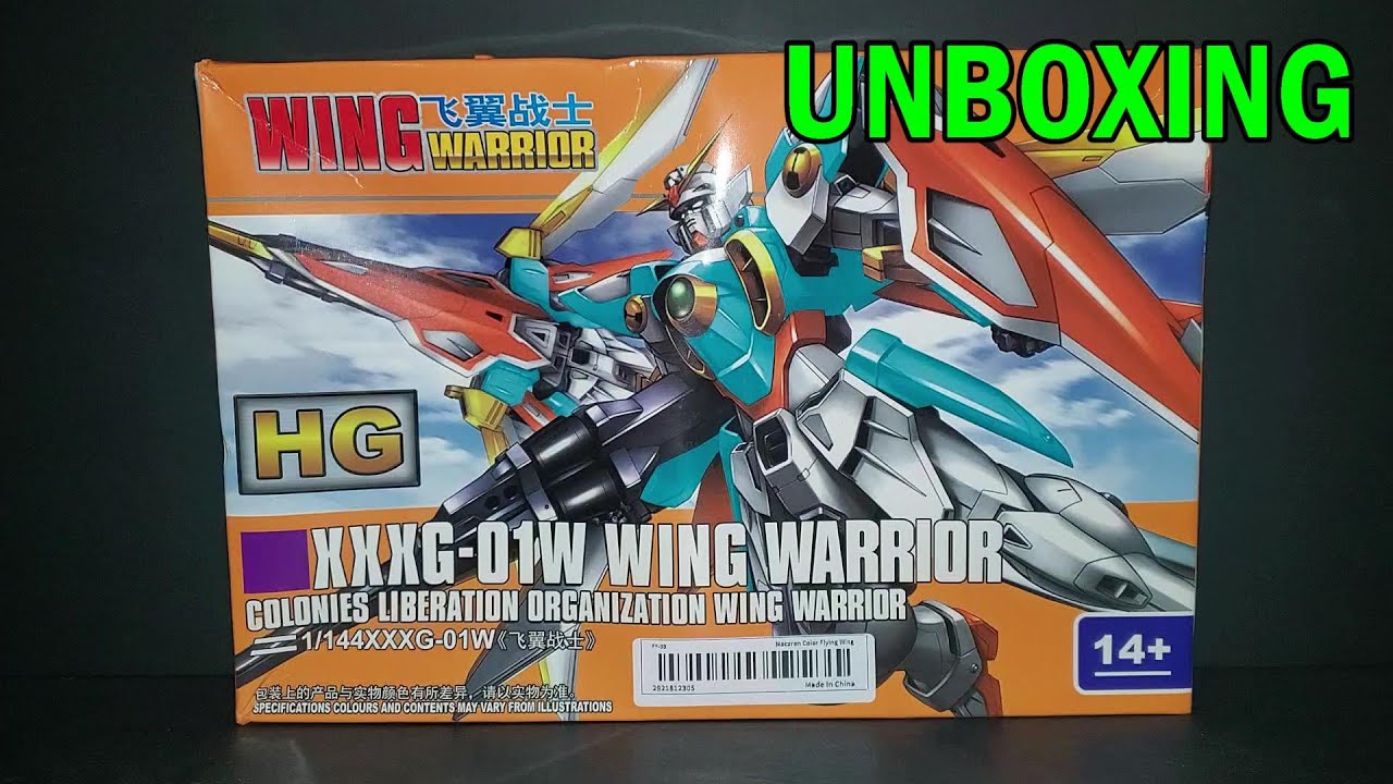 Unboxing; 1/144 HG Wing Warrior - YouTube