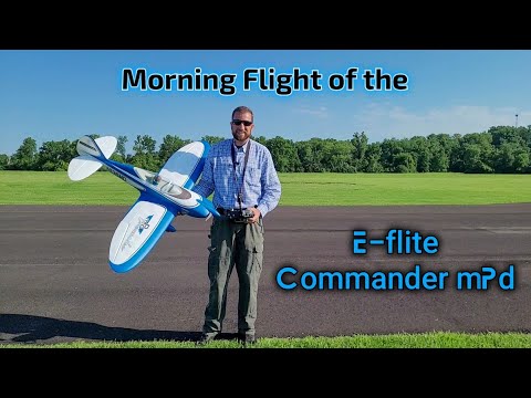 E-flite Commander mPd, (Morning Flight) #Eflite #Commander #RC #RCPlane ...