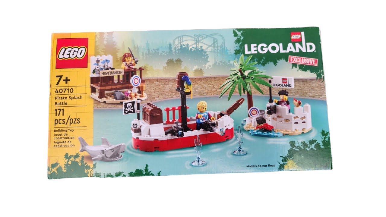 LEGO 40710 Pirate Splash Battle LEGOLAND Exclusive - YouTube