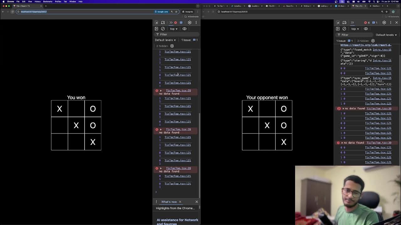 Building a realtime multiplayer tic tac toe in React JS and Bun js ...