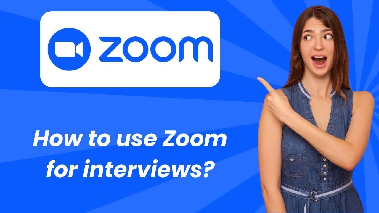 How to use Zoom for interviews ? - Step by Step - YouTube