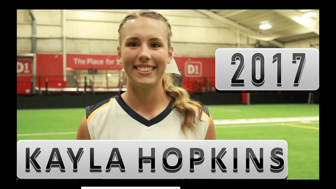 Kayla Hopkins Softball Skills Video 2017 Graduation Year - YouTube