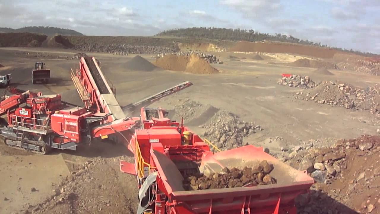 Glendun Crushing & Screening - YouTube