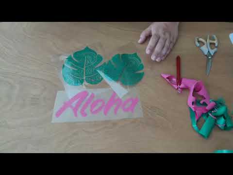 How to Apply HTV to a Canvas Bag - YouTube