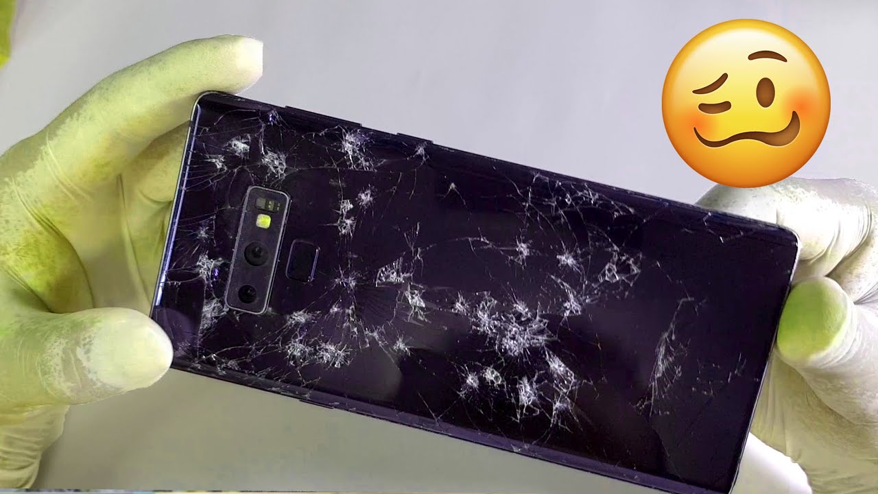 Destroyed Phone Restoration Galaxy Note9 | Rebuild Broken Smartphone ...