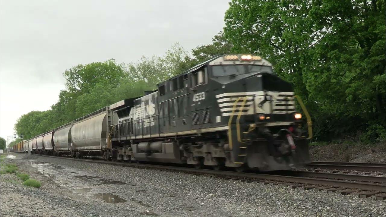 NORFOLK SOUTHERN GE AC44C6M Southbound Manifest Mix Freight - YouTube