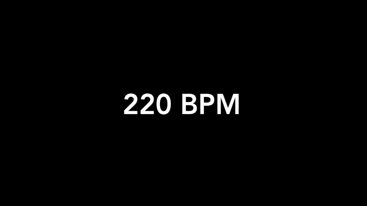 220 BPM Metronome - YouTube