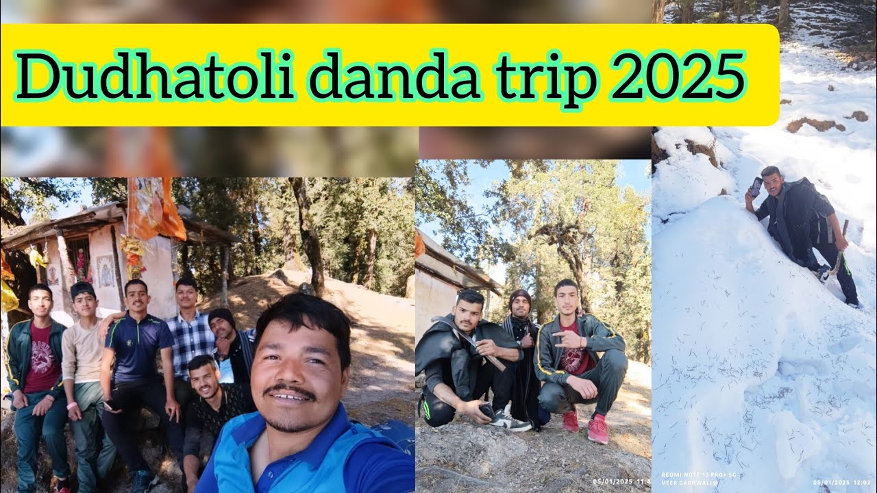 aaj sabhi bhai log gaye bahut dino baad trip pe dudhatoli danda 💕 aur ...