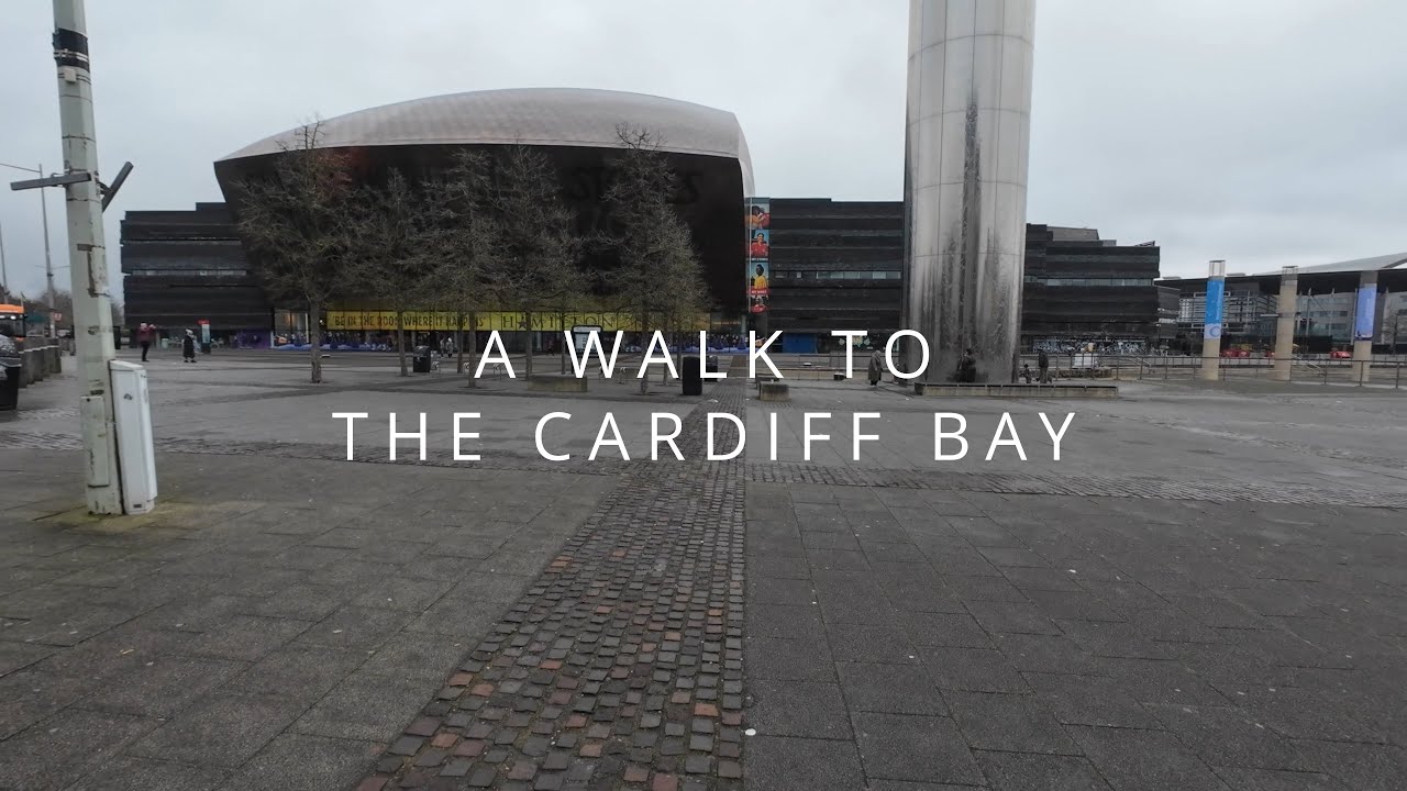 A walk from Cardiff Central to Cardiff Bay - YouTube