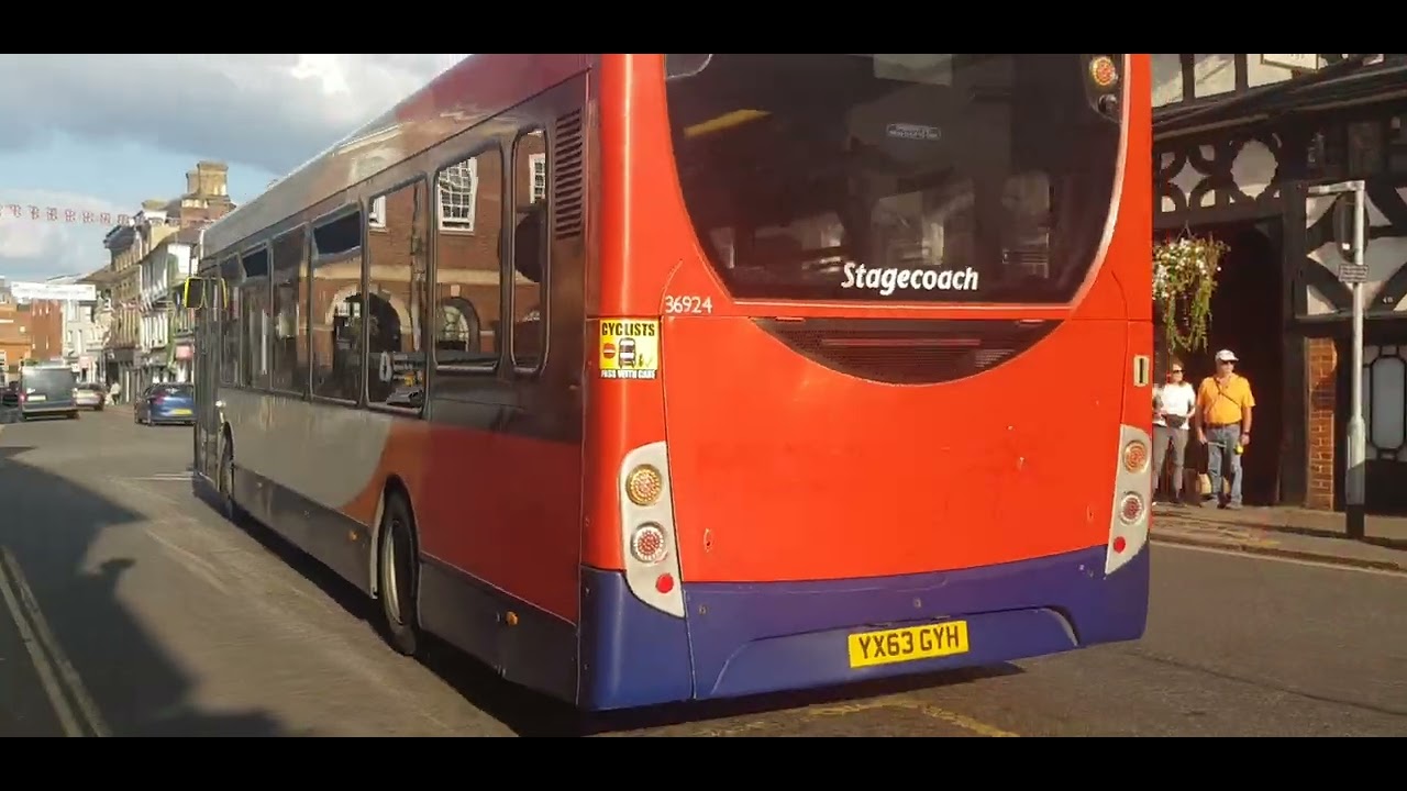 Here is the stagecoach bus 36924 on the number 4 in Farnham Friday 15 ...