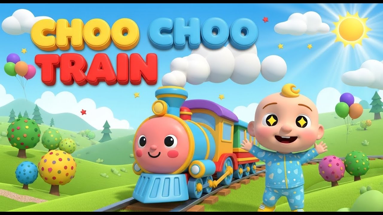 Choo Choo Train Song for Kids | 15 MIN LOOP | Fun Nursery Rhyme ...