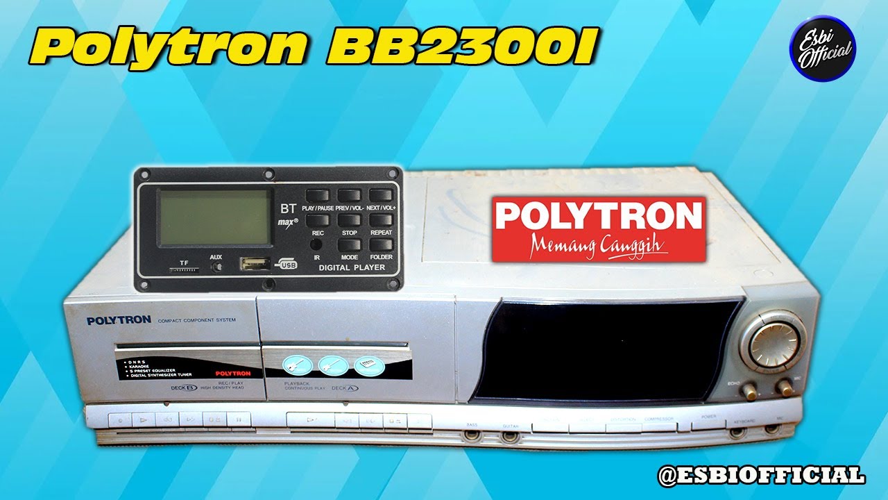 Pasang Modul MP3 Bluetooth Pada Tape Deck Bigband Polytron BB23001 ...