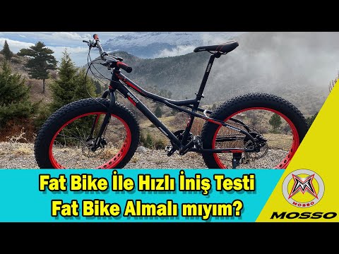 Yeni  Fat Bike Bisikletim İle 1825m'den 1150m'ye Hızlı İniş-Fat Bike Yokuş ve İniş Testi