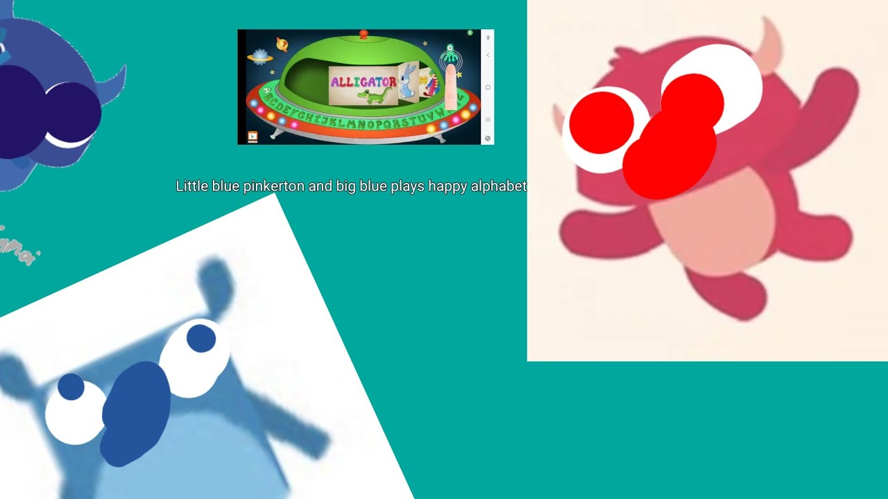 Little blue pinkerton and big blue plays happy alphabet an endless ...