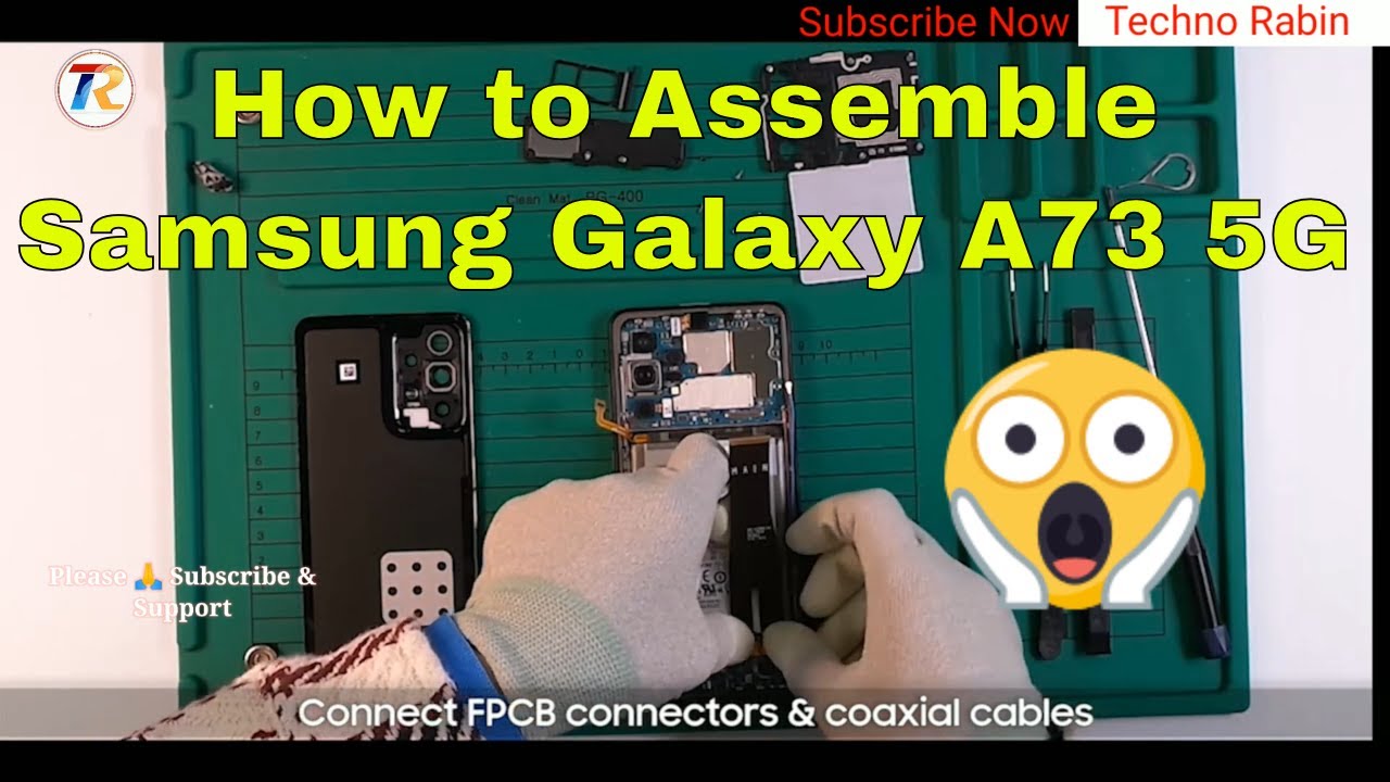 How to Assemble Samsung Galaxy A73 5G - YouTube