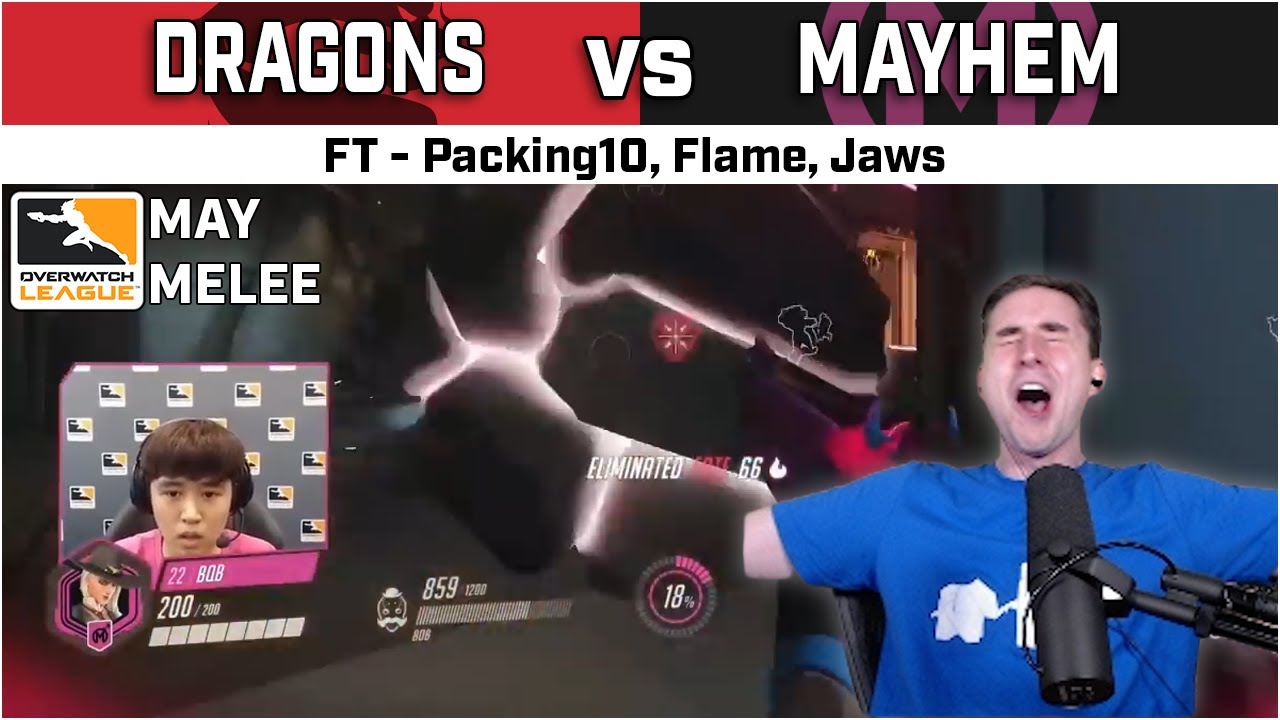 OWL May Melee Companion Stream: Dragons vs Mayhem - ft Packing10, Flame ...