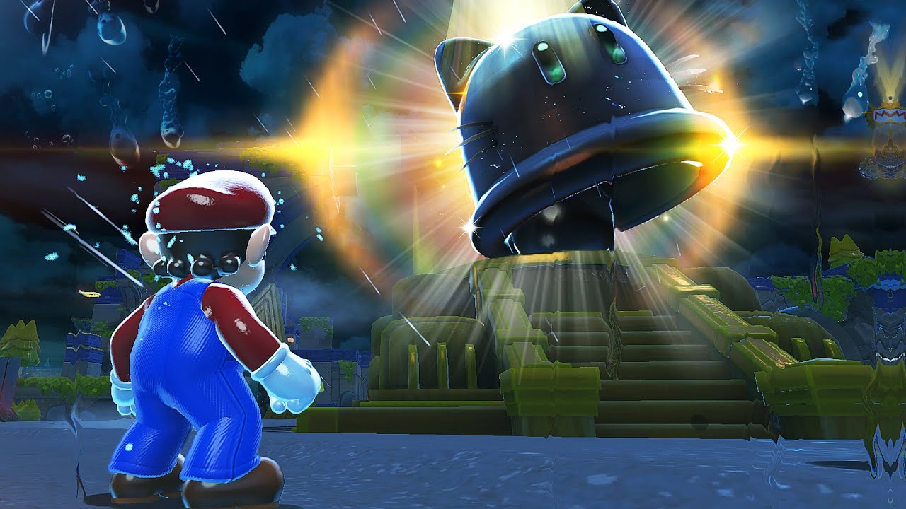 What happens when Mario use the Evil Giga Bell in Bowser's Fury? - YouTube