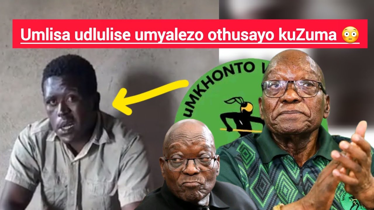 Umlisa udlulise umyalezo othusayo ku Zuma emkhumbuza izinto ezingaziwa ...