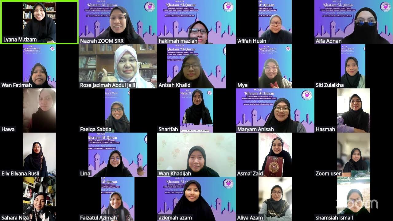 Majlis Khatam Quran SRR - YouTube