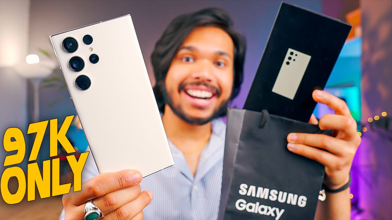 Samsung S23 Ultra Unboxing Cream Colour + How To Buy It Cheap ? - YouTube