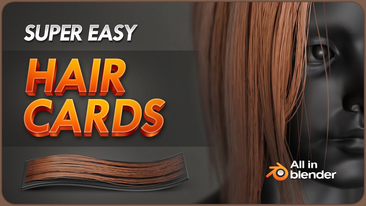 How to Easily Create Hair Cards in Blender (Full Guide) - YouTube