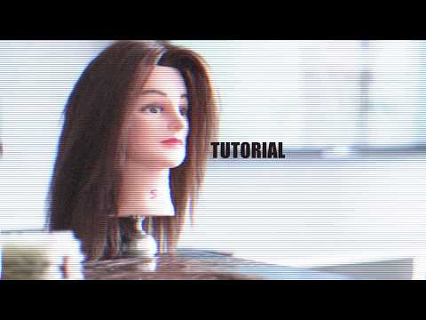 Corte de cabelo a seco - camadas internas + camadas invisíveis
