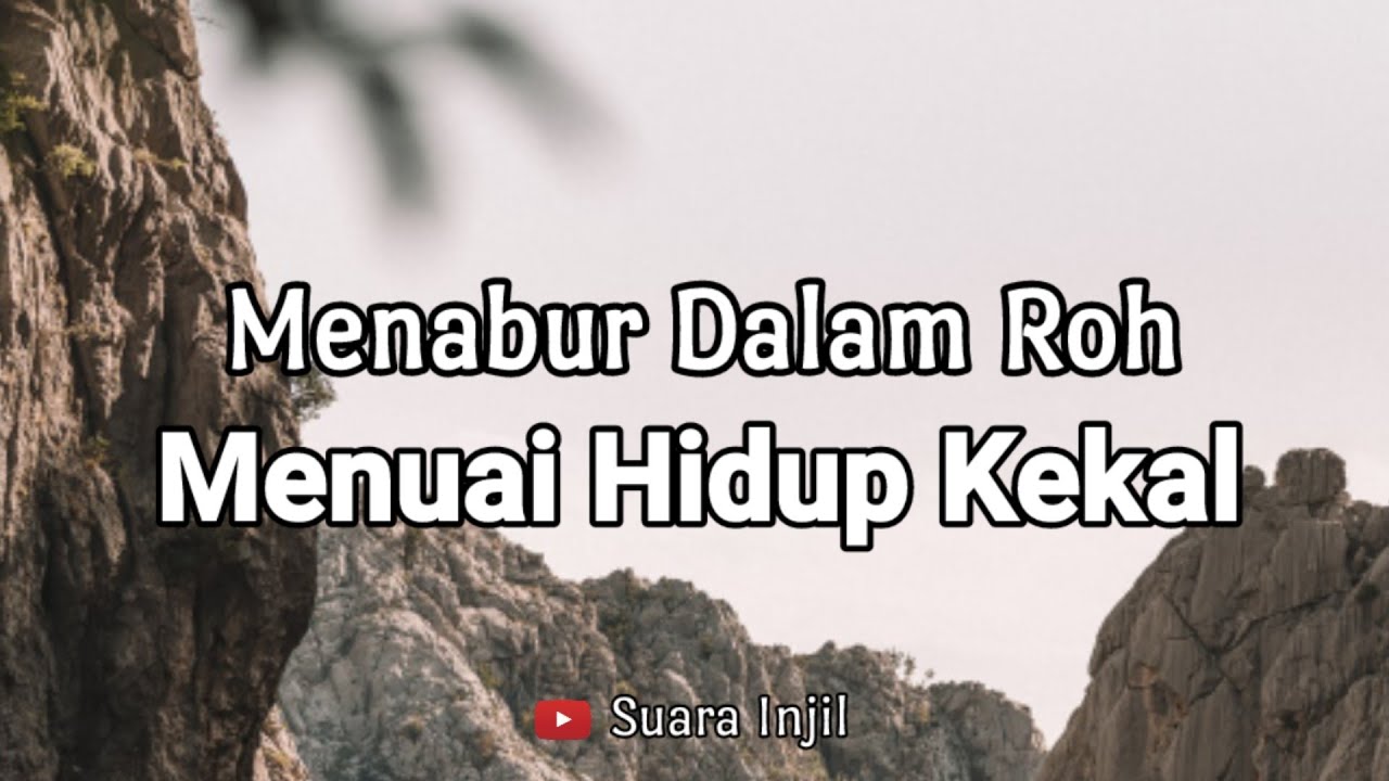 Menabur Dalam Roh Menuai Hidup Kekal. Renungan Dan Doa Pagi Suara Injil ...