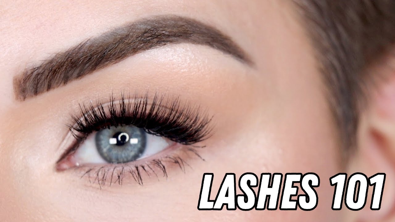 False Eyelashes 101 | Lashes Tips and Tricks for Beginners - YouTube