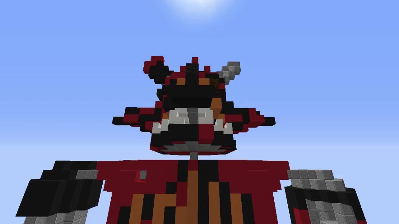 Minecraft FNaF statue [Ep.5] Phantom Foxy - YouTube