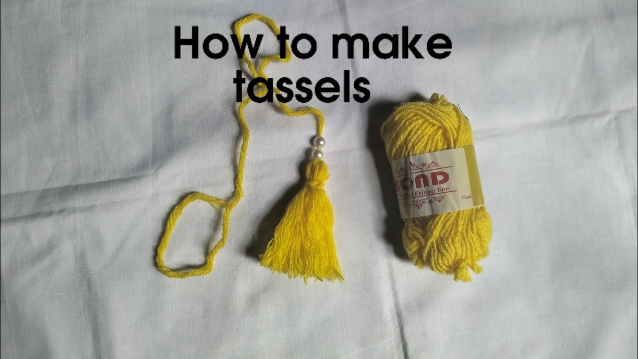 How to make tassels with woolen || Easy tassels making tutorial ...