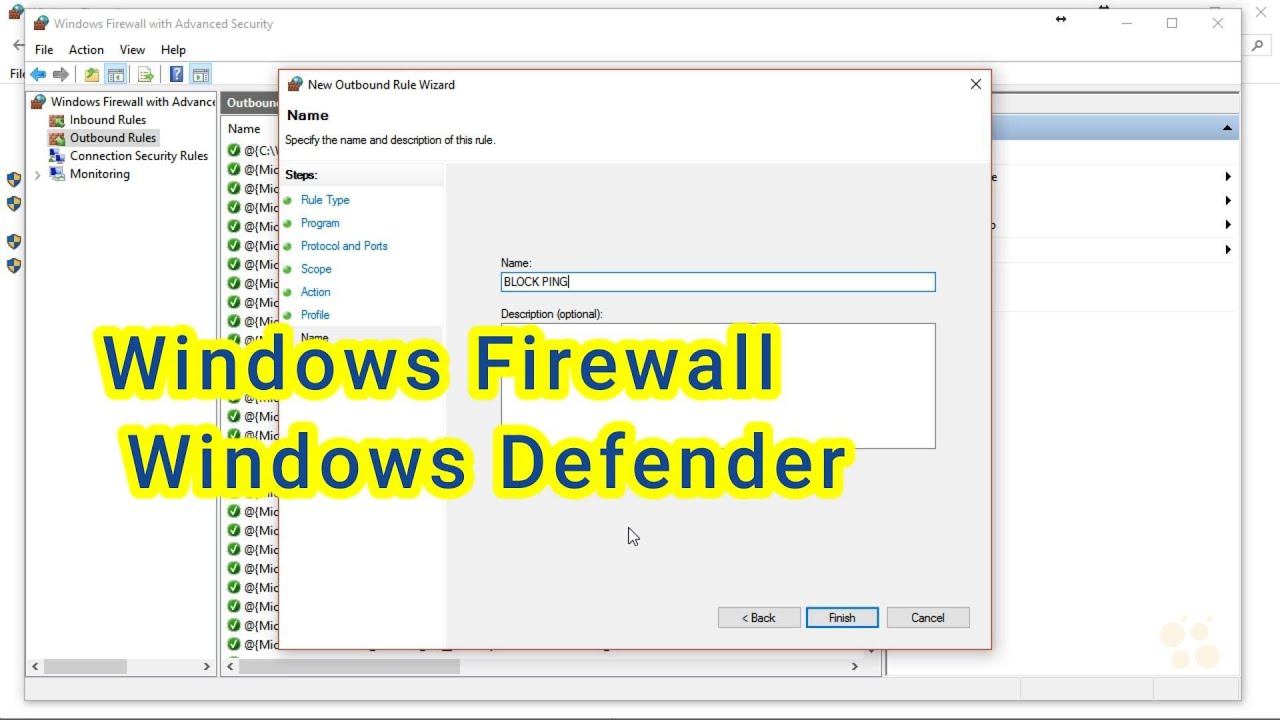 Windows Firewall | how to rule apply in Windows power shell and CMD ...