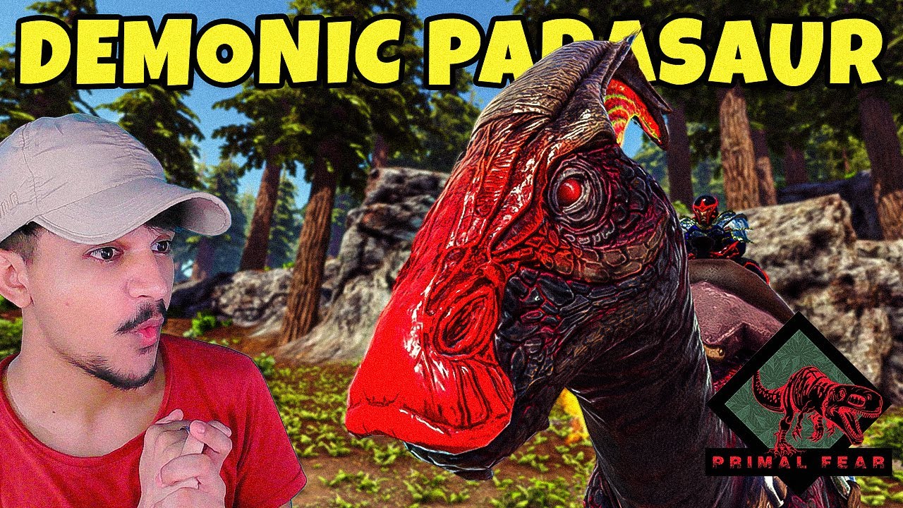 I Tamed A Demonic Parasaur | Ark: Primal Fear #29 - YouTube