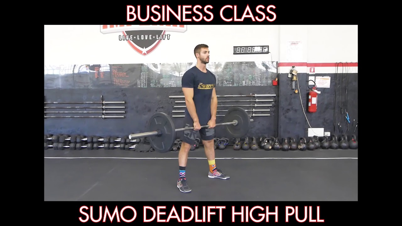 Sumo Deadlift High Pull - YouTube