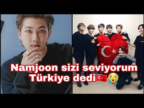 Namjoon sizi seviyorum Türkiye dedi😭🇹🇷 Teaser videosu gelecek dendiiiiii😳