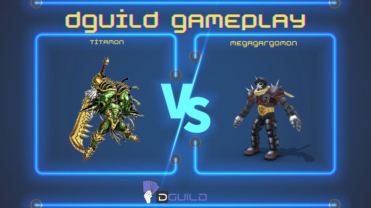 Dguild Gameplay Digimon #5: Titamon vs Pilevolcamon - YouTube