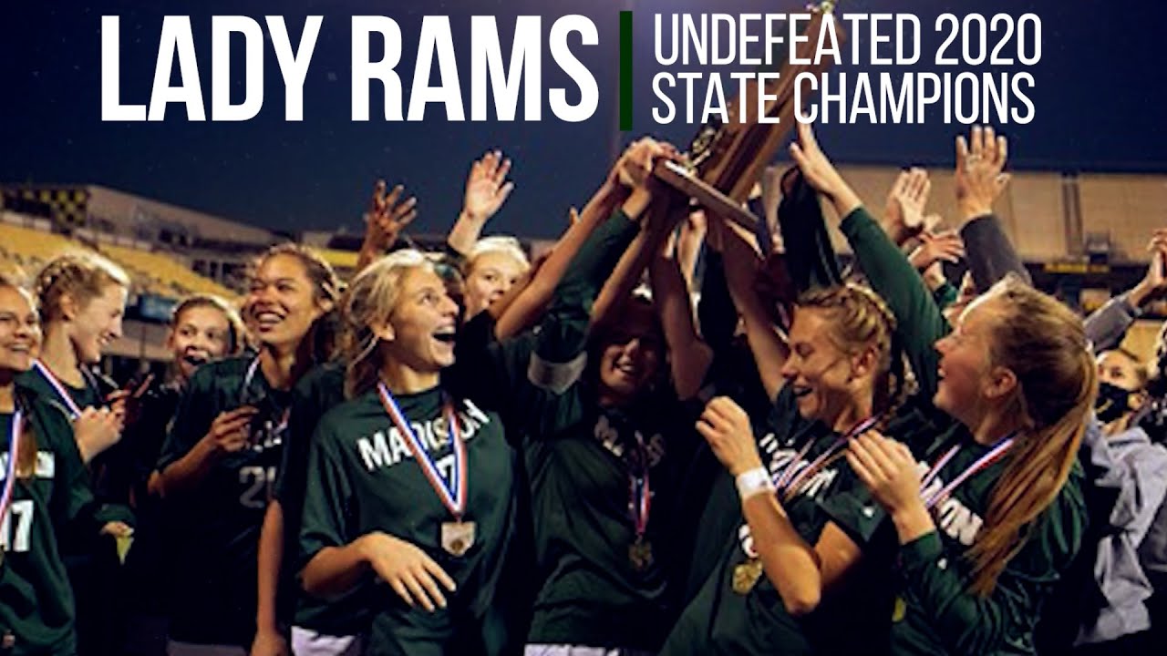 Lady Rams Soccer 2020 State Championship Season - YouTube