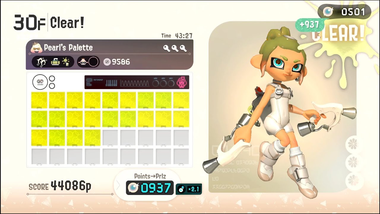 937 Prlz in a single run (Splatoon 3: Side Order) - YouTube