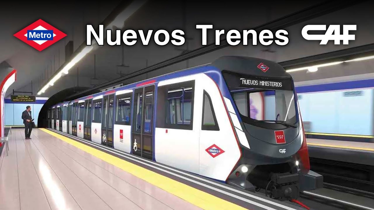 Renders - NUEVOS TRENES del Metro de Madrid (CAF Inneo) - YouTube